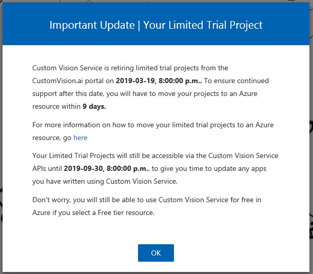 #CustomVision – It’s time to move your Custom Vision projects to #Azure ...