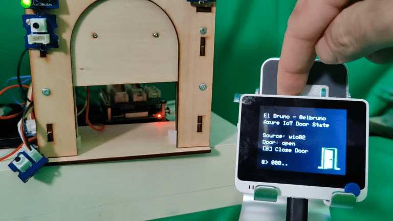 #WioTerminal – Open / Close the #DigitalTwin Door 🚪 using Wio Terminal ...